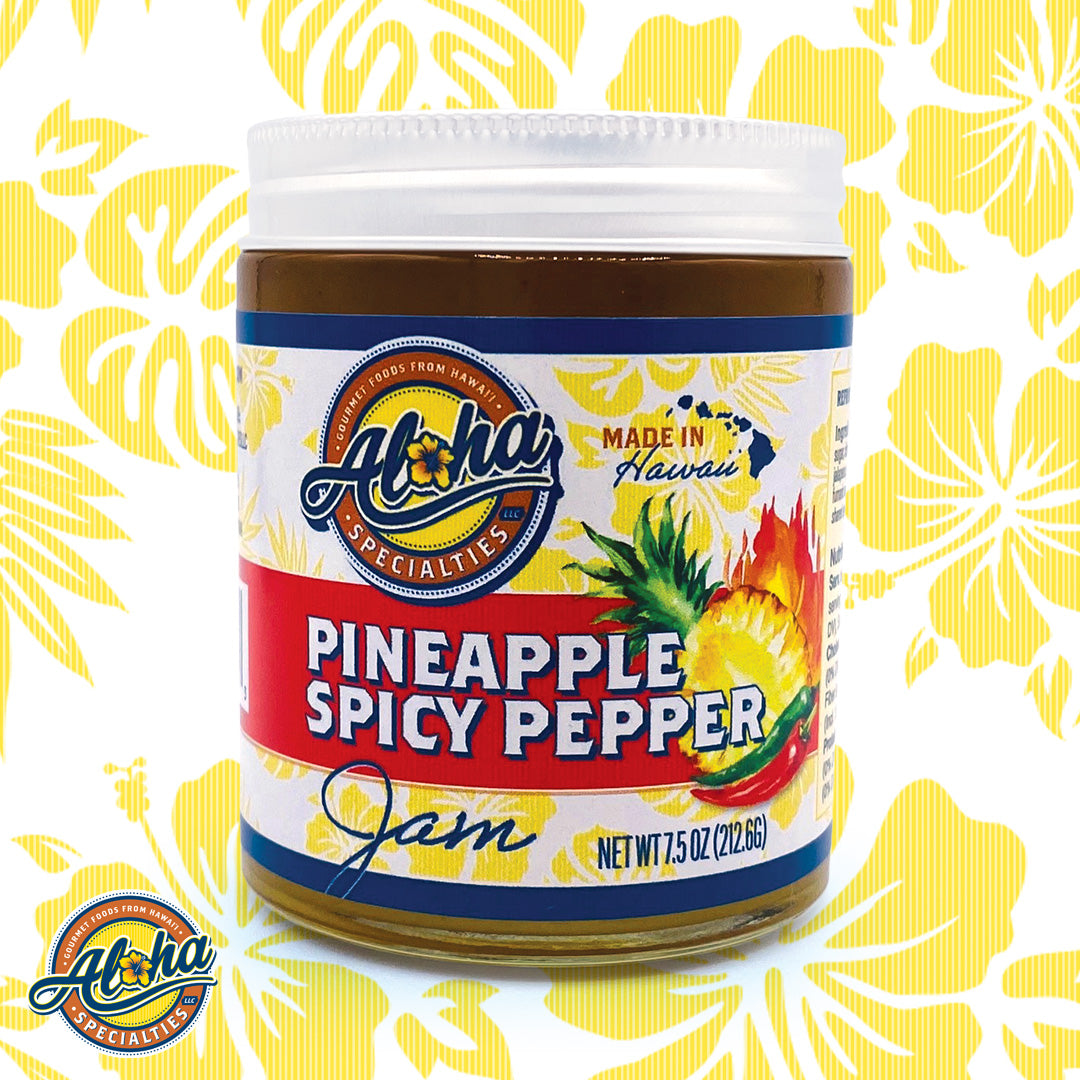 Hawaiian Gourmet Pineapple Spicy Pepper Jam - Made in Maui, Hawaii ...