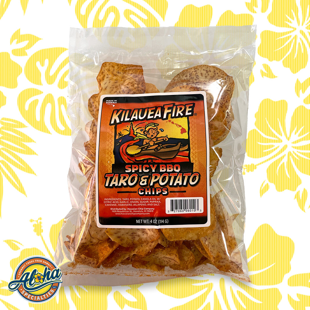 Kilauea Fire Spicy BBQ Taro & Potato Chips – Aloha Specialties