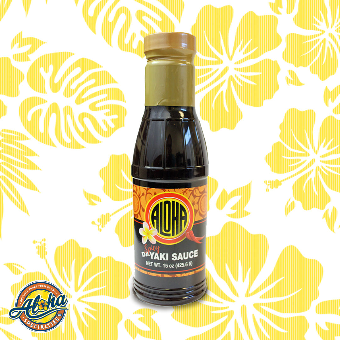 Aloha Shoyu Spicy Da Yaki Teriyaki Sauce 15oz Bottle – Aloha Specialties