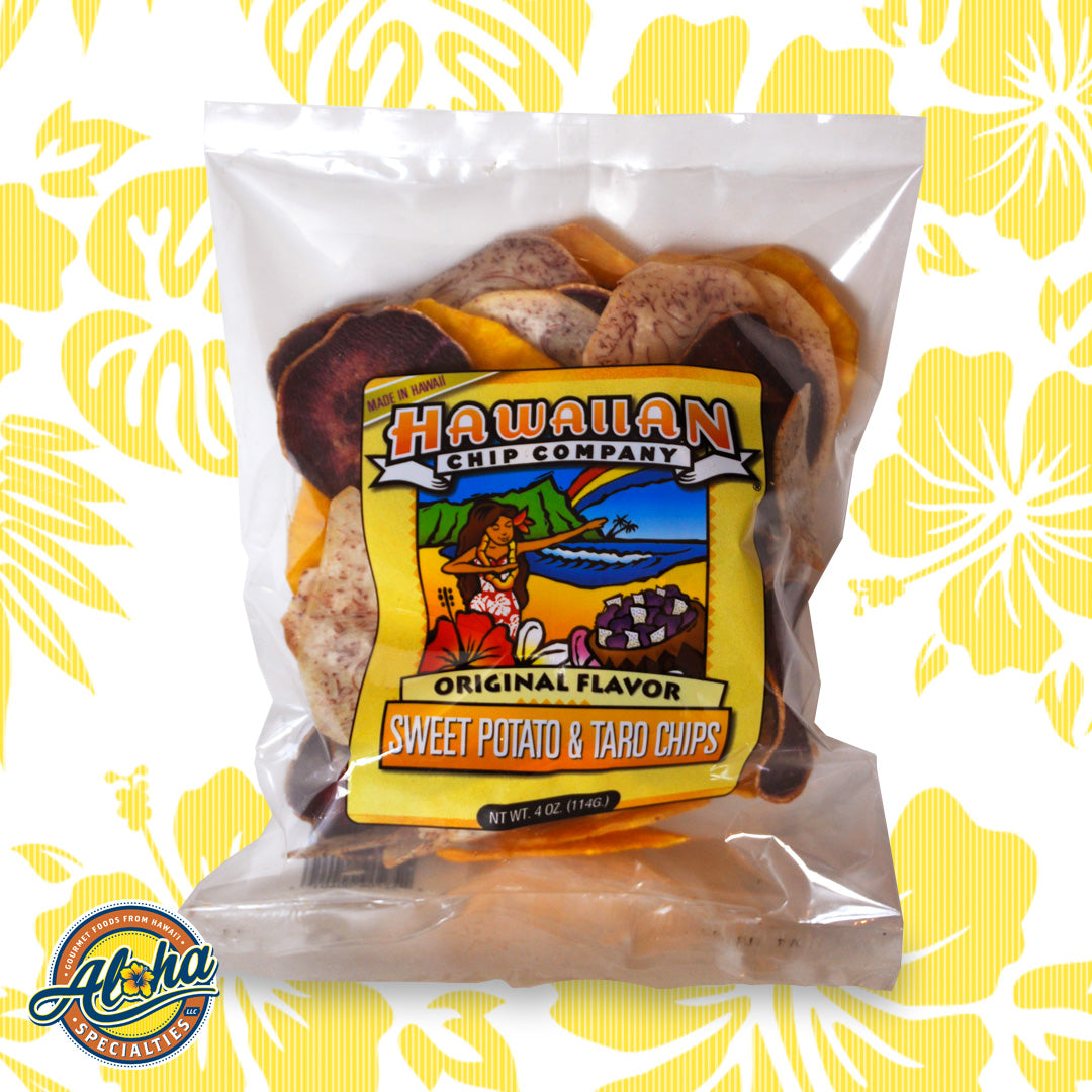Hawaiian Chip Company Original Flavor Taro & Sweet Potato Mix Chips ...