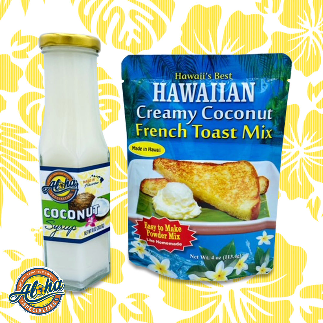Breakfast Combo #3: Coconut French Toast and Coconut Syrup – Aloha ...
